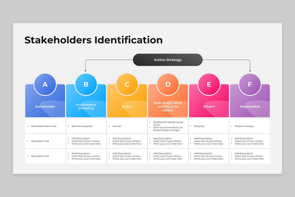 Stakeholders Project Engagement PowerPoint Template | Nulivo Market